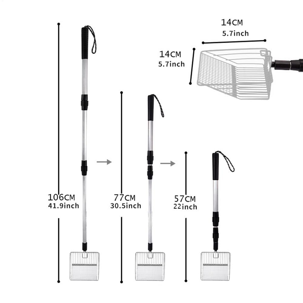 Chicken Coop Rake Retractable Cat Litter Scoop Chicken Coop Cleaning ...