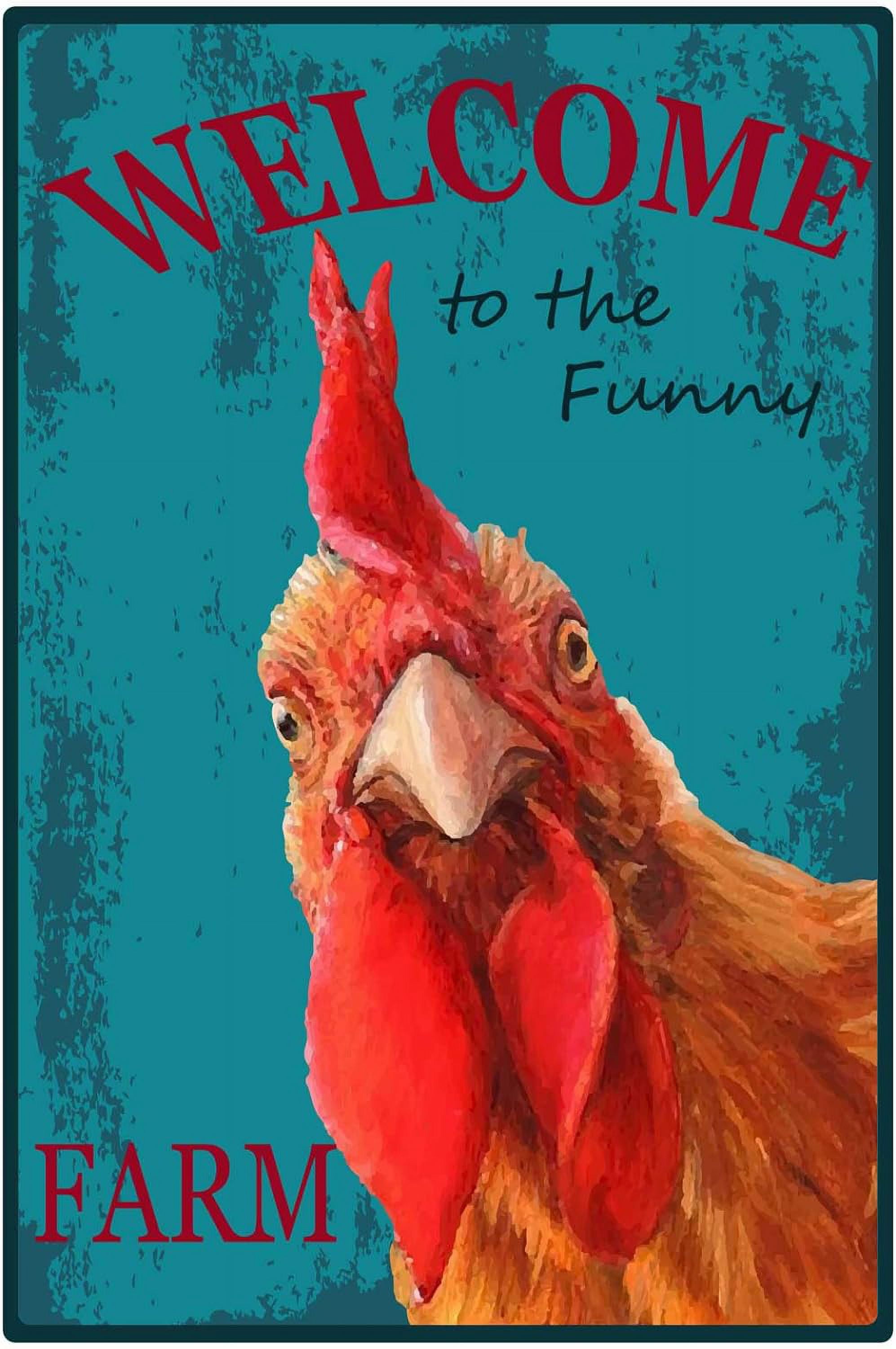 Chicken Coop Sign Vintage Farm Sign Farmhouse Decor Wall Art Poster ...