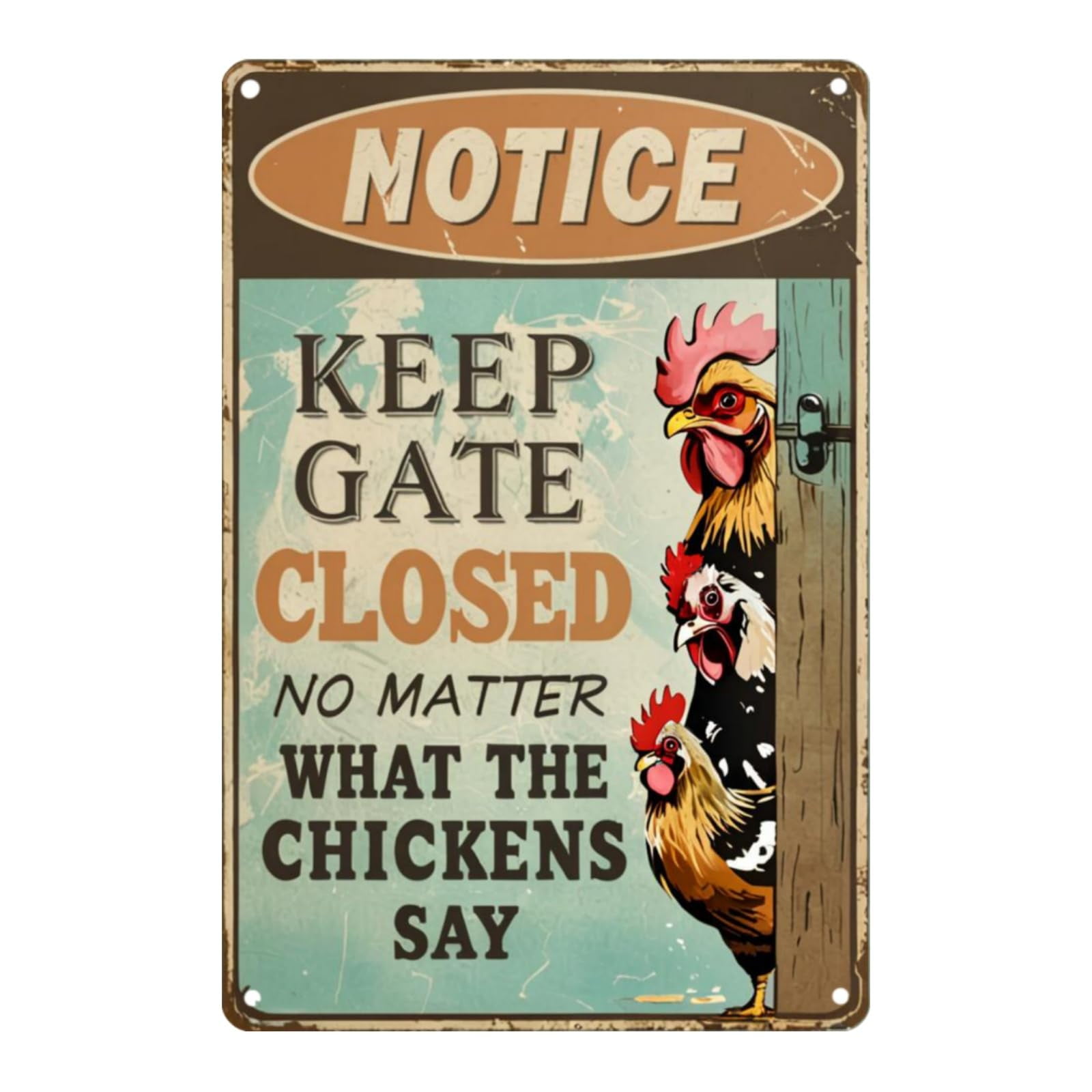 Chicken Coop Signs Funny Chicken Coop Accessories Outdoor Chickens ...