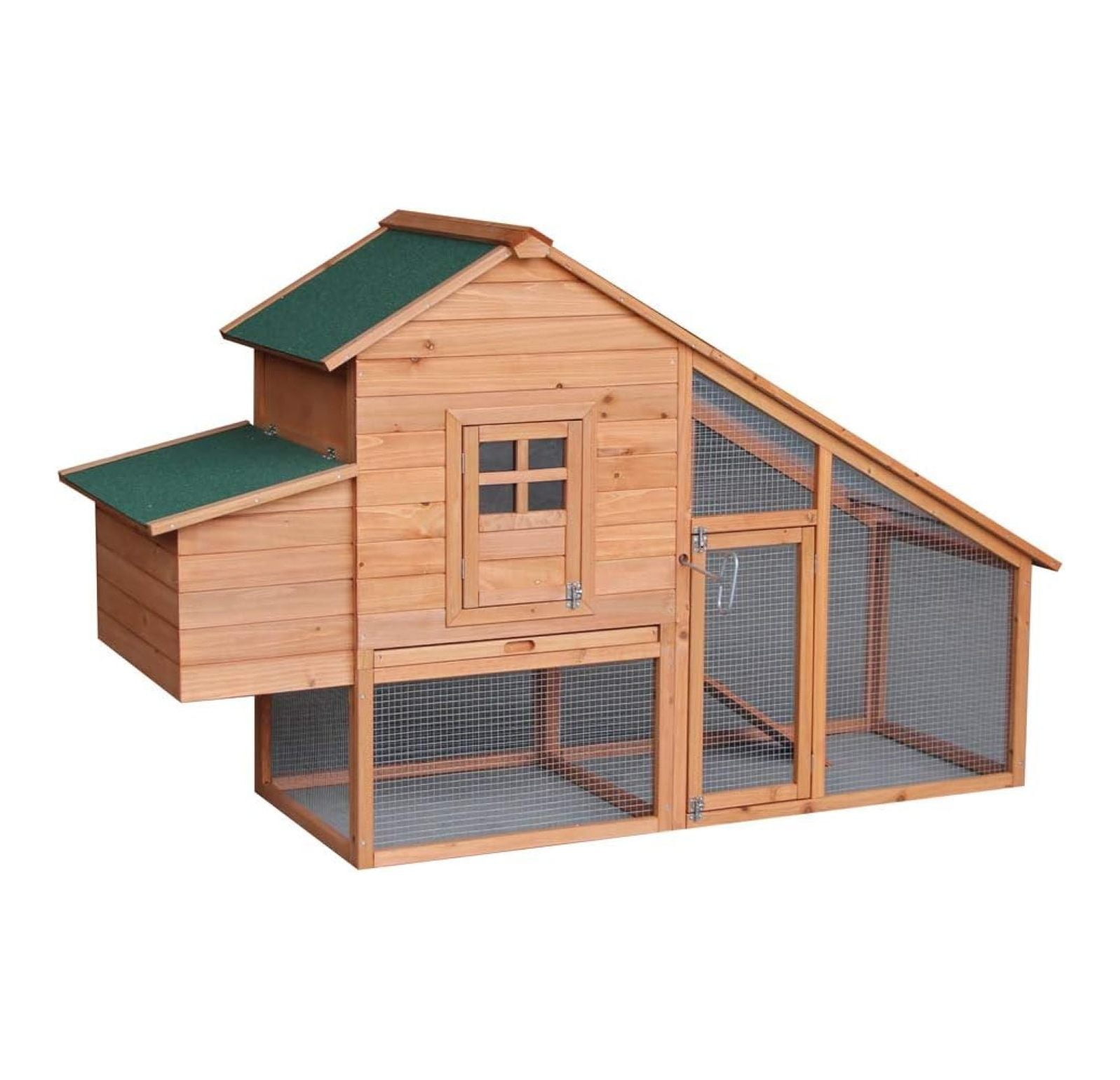 Chicken Coop,Wooden Rabbit Hutch Pet Cage Shelter Hen House with ...