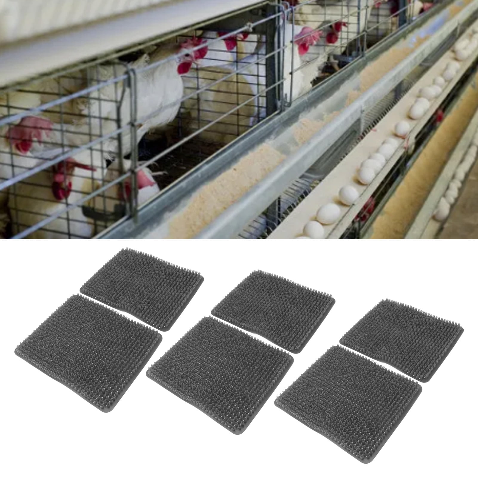 Chicken Coop Mats, 6pc Set, Soft, Scratch, Egg Laying Bedding - Walmart.com