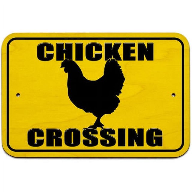 Chicken Crossing Sign - Walmart.com