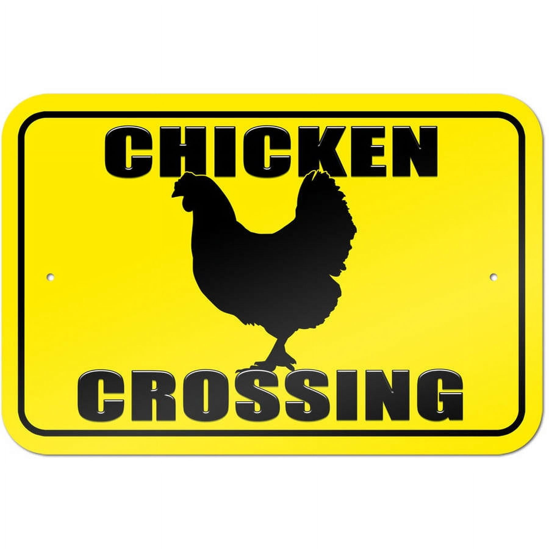 Chicken Crossing Sign - Walmart.com