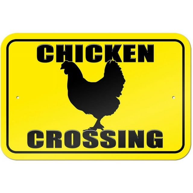 Chicken Crossing Sign - Walmart.com