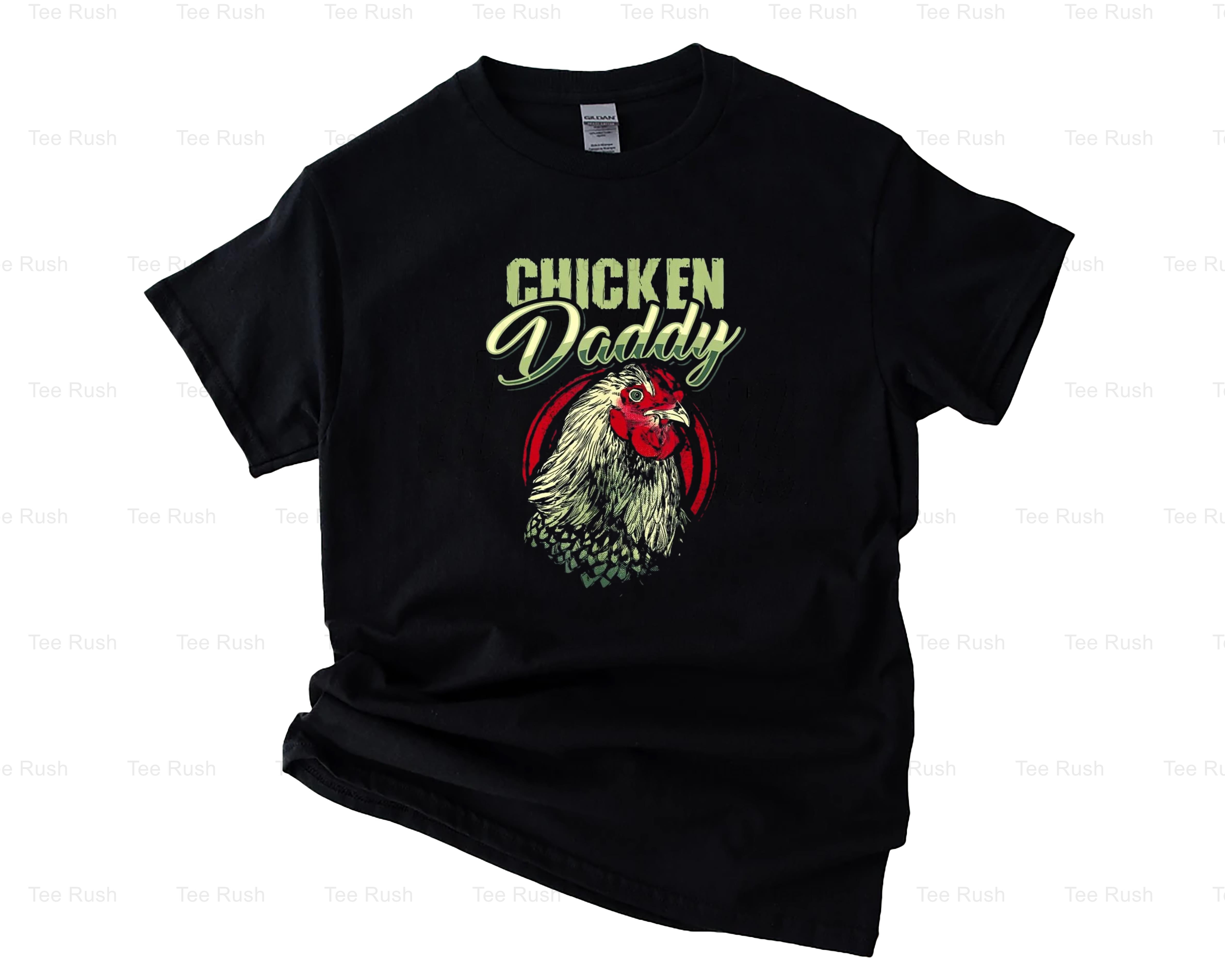 Chicken Daddy Chicken Dad Farmer Poultry Funny Father Gift, Farm ...
