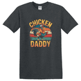 Chicken Daddy Farmer Family Love Modern Clean Lifestyle Graphic T-Shirt ...
