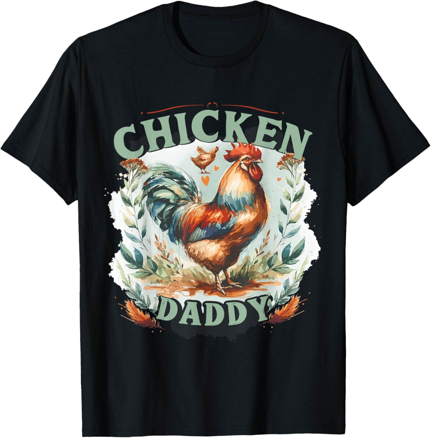 Chicken Daddy Father's Day Chicken Lover T-Shirt - Walmart.com