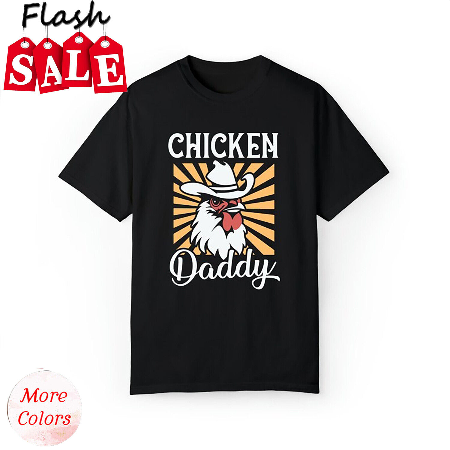 Chicken Daddy Shirt, Chicken Owner Gift Tshirt, Father's Day Chicken ...