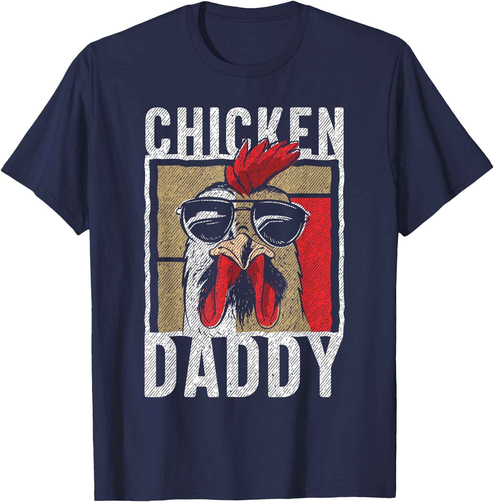 Chicken Daddy a fun design for every rooster in the basket Softstyle Unisex T-Shirt,Navy Color ...