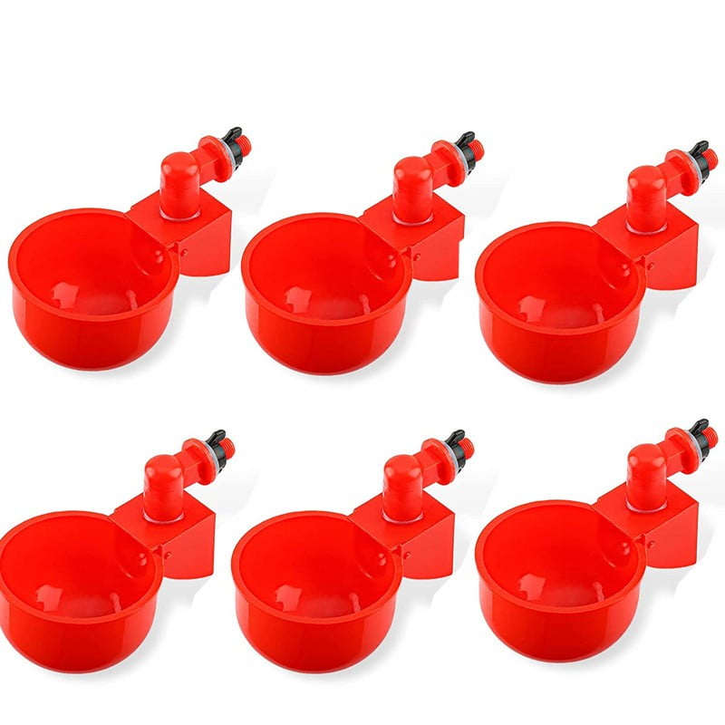 Chicken Drinking Cup Automatic Drinker Chicken Feeder Plastic Poultry ...