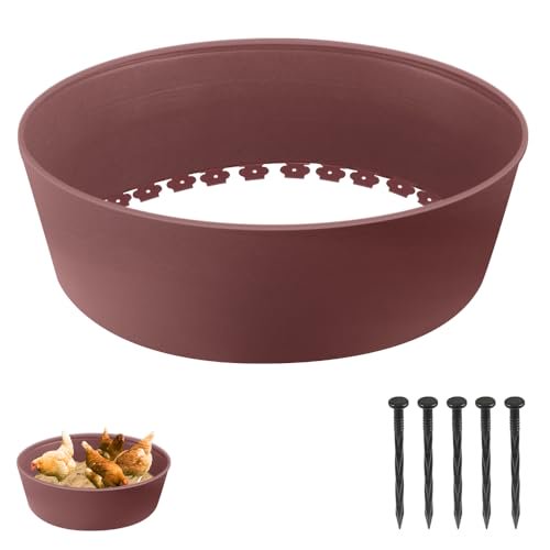 Chicken Dust Bath Tub, Adjustable 25'' Chicken Dust Bath Contain ...