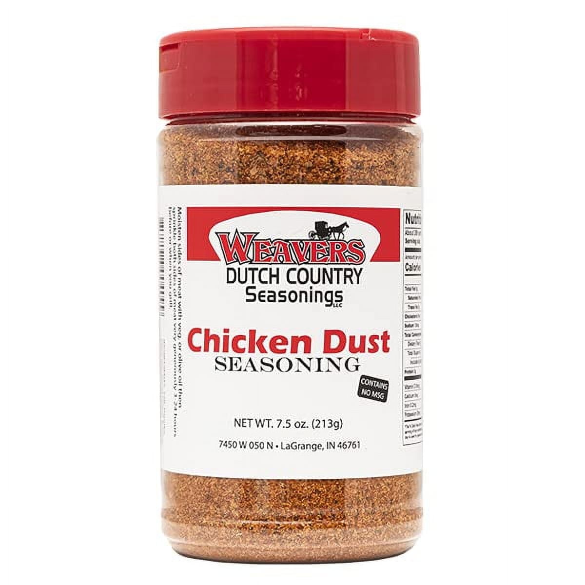 Weavers Dutch Country Seasonings, Chicken Dust 7.5 Oz - Walmart.com