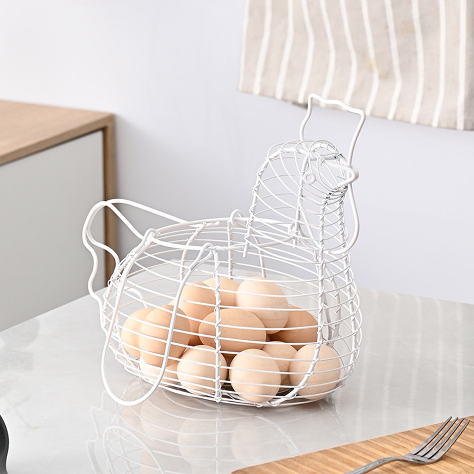 Chicken Egg Basket for Collecting Eggs,Farmhouse Rustic Vintage Chicken ...