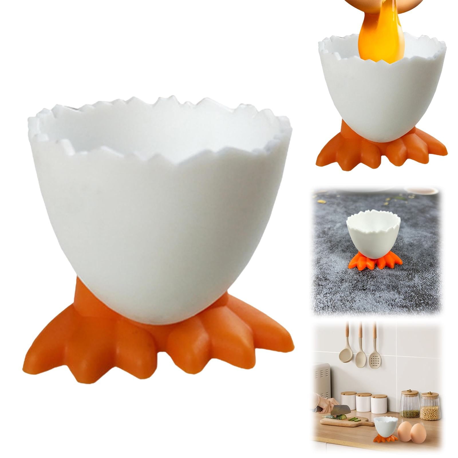 Chicken Egg Cup, Egg Cup Set, Cartoon Egg Stand - Funny Plastic Egg Cup ...