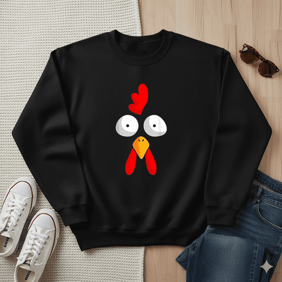 Chicken Face Rooster Funny Halloween Costume Farm Poultry Gift ...