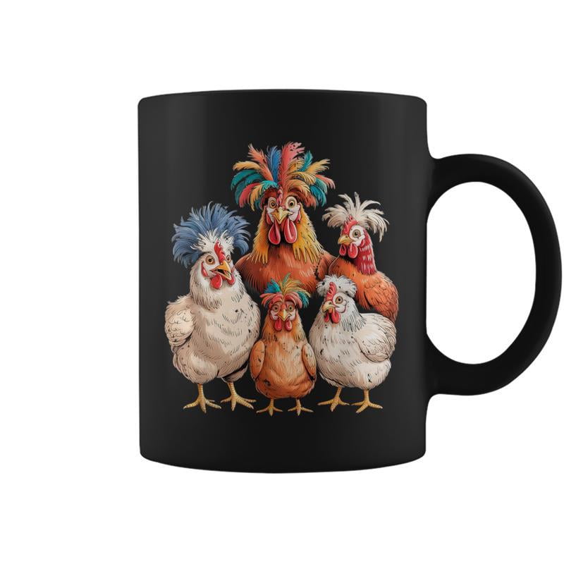 Chicken Family Colorful Farm Animal Coffee Mugs - Walmart.com