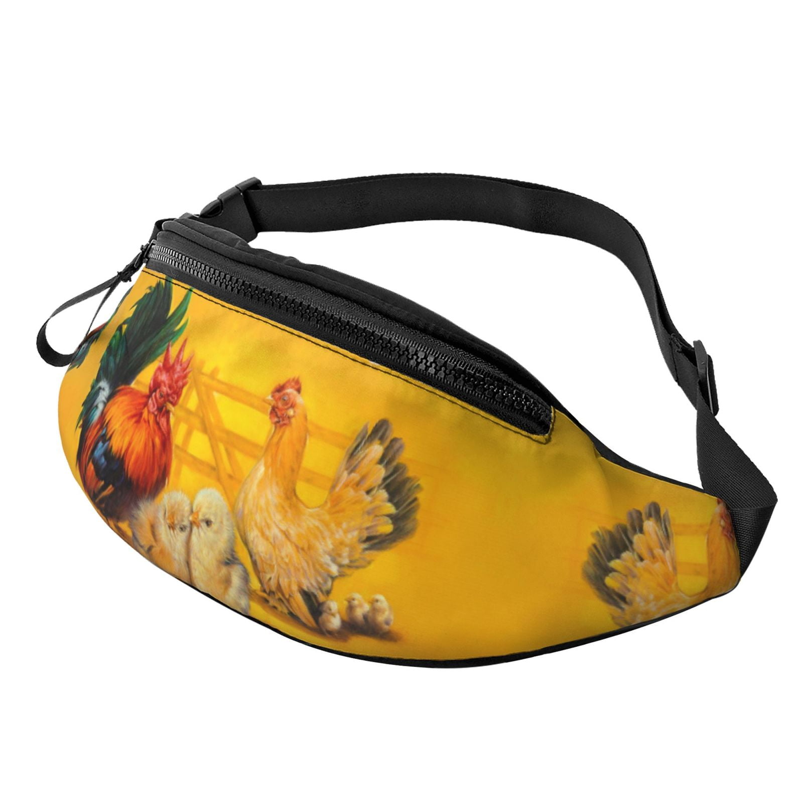 Chicken Family Rooster Hen Chicks Fanny Packs Waist Bag Crossbody Bags ...