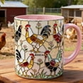 Chicken Farm - Personalized Chicken Accent Mug & Coaster - Walmart.com