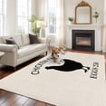 Chicken Farm Washable Area Rug 5x8 Eggs 25$ Vintage Farmhouse Low ...