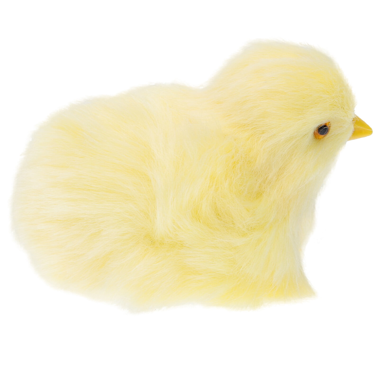 Raindrops Plastic and Artificial Wool Chicken Figure for Decor Yellow ...