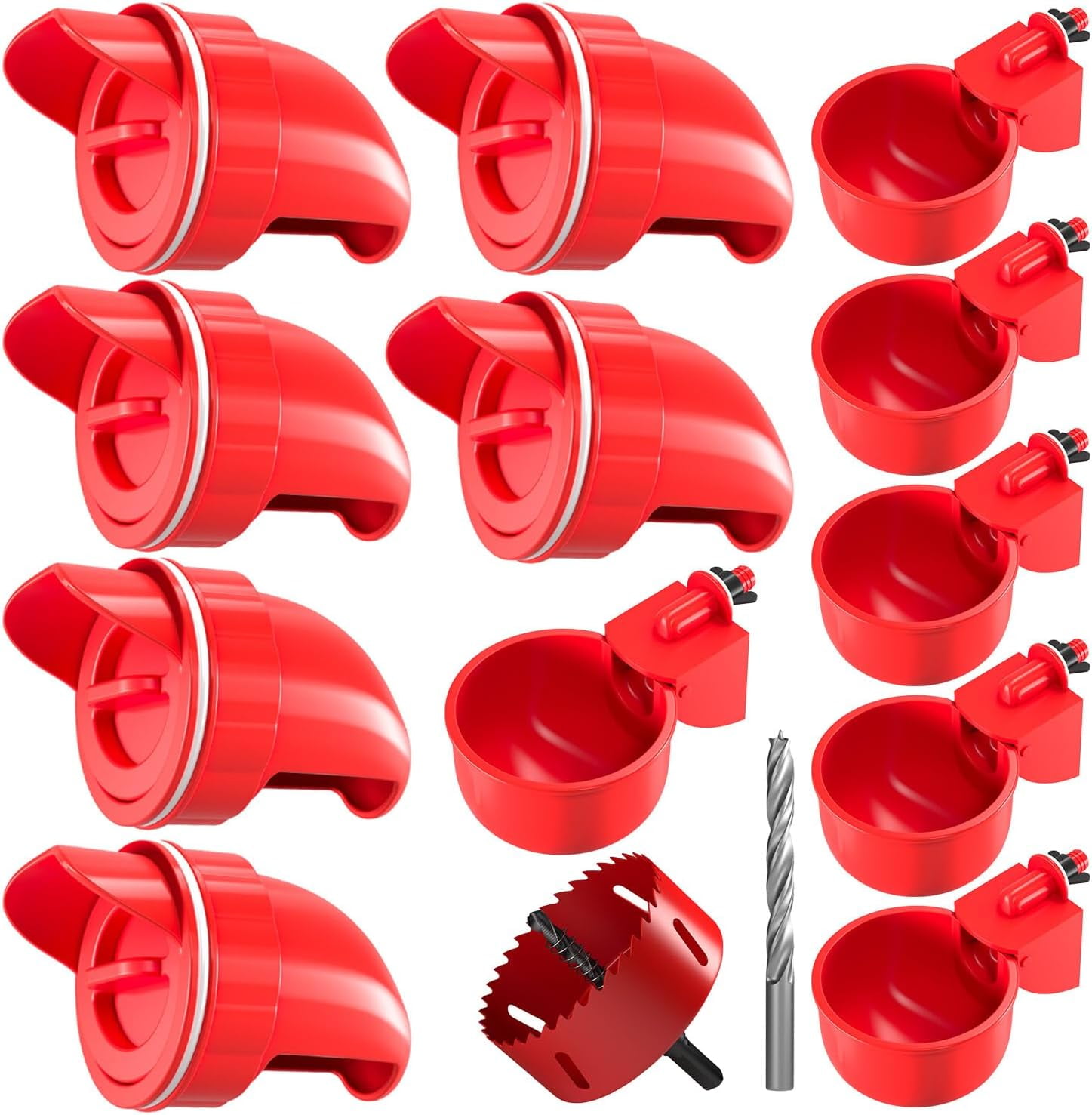 Chicken Feeder No Waste Automatic Poultry Feeder DIY Chicken Feeders ...