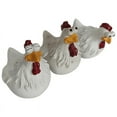 Chicken Fence Decoration,Funny Farm Chickens Statues,Resin Fence ...