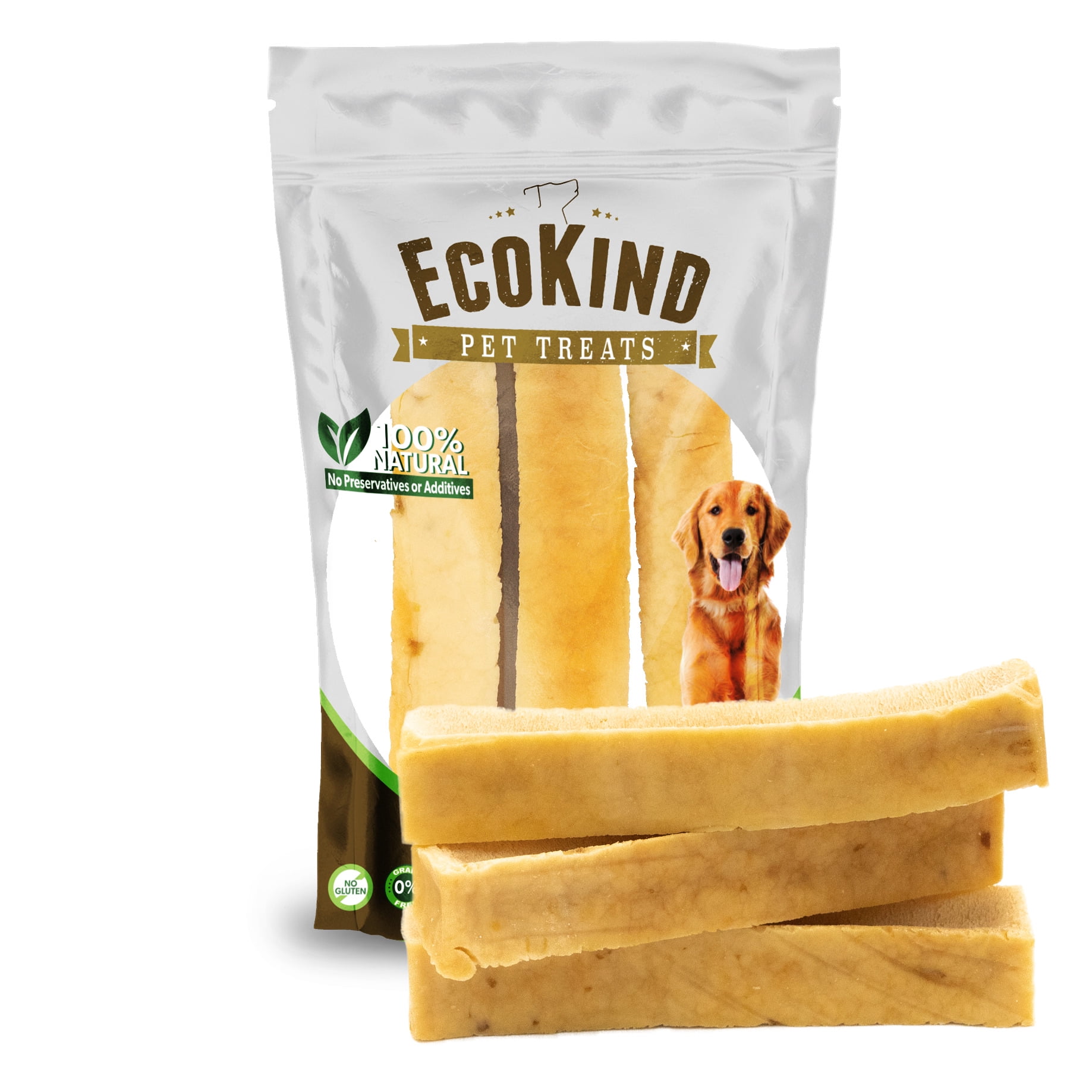 Chicken Flavor Gold Yak Chews for Large Dogs (1 lb to 5lb Bags ...