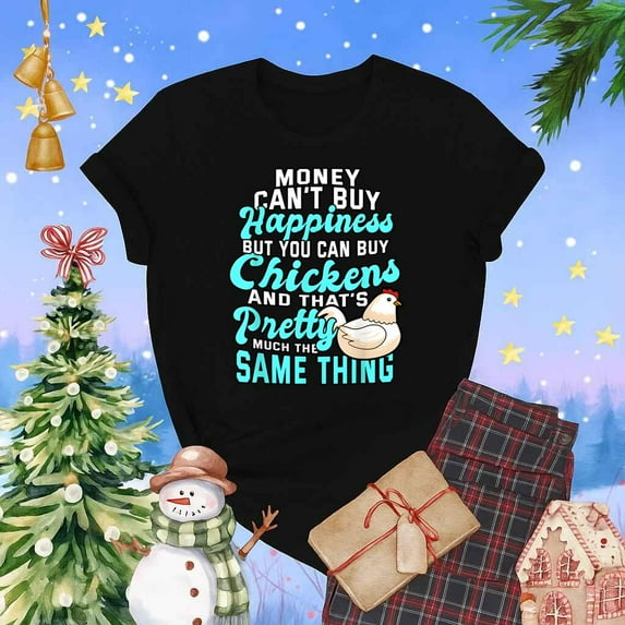 Chicken Flock Rooster Hen Funny Backyard Gift Unisex T Shirt up to 5XL ...