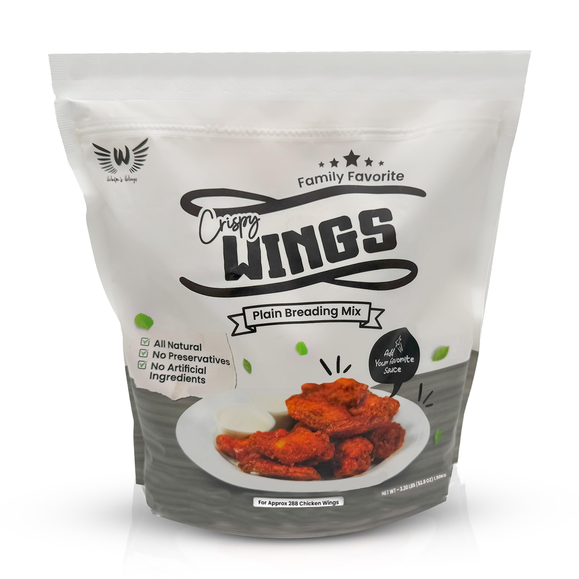Chicken Fry Mix - TMA2 100% Natural Crispy Wing Mix - Delicious Fried ...