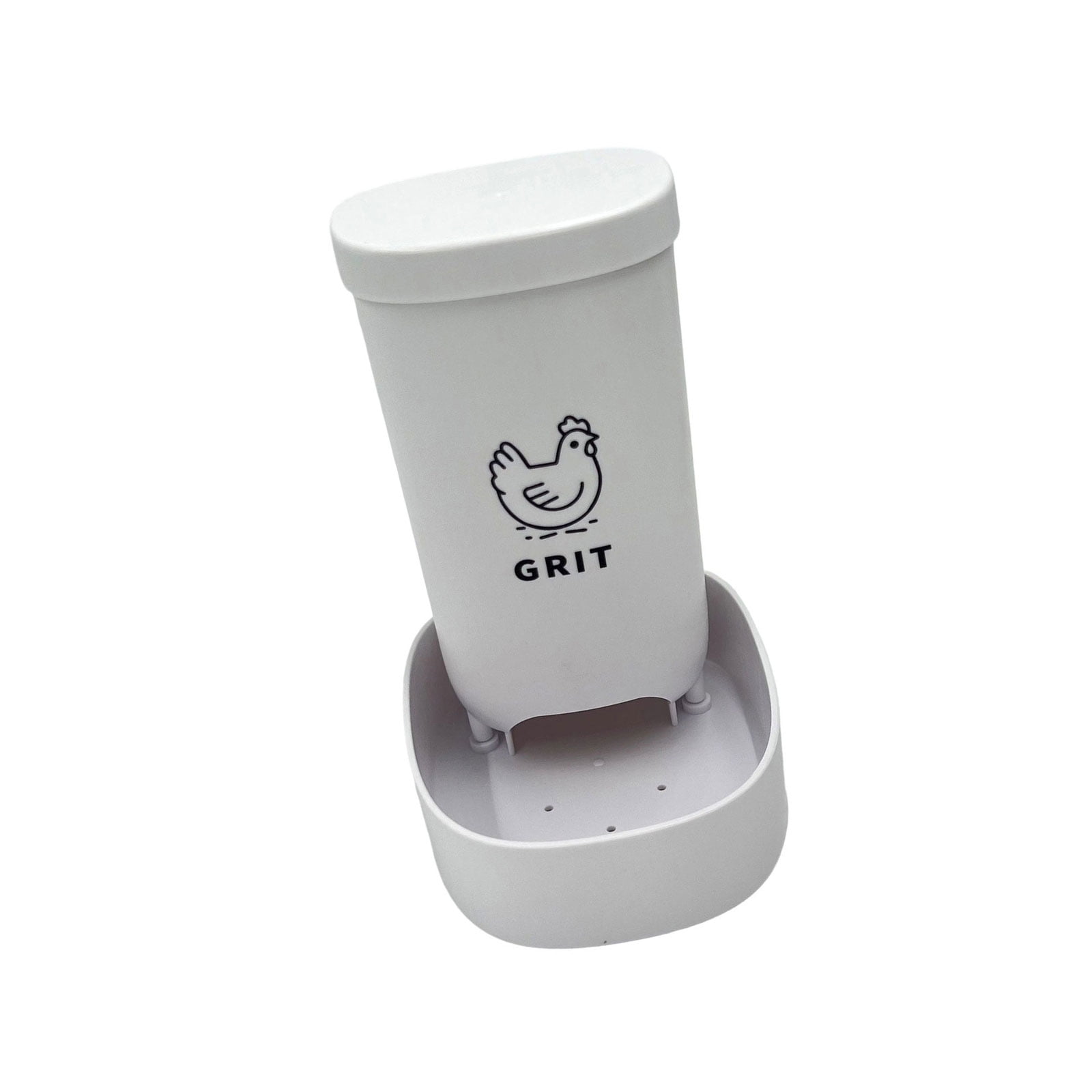 Chicken Grit And Shell Feeder Heavy Duty Plastic Construction Wide Base ...