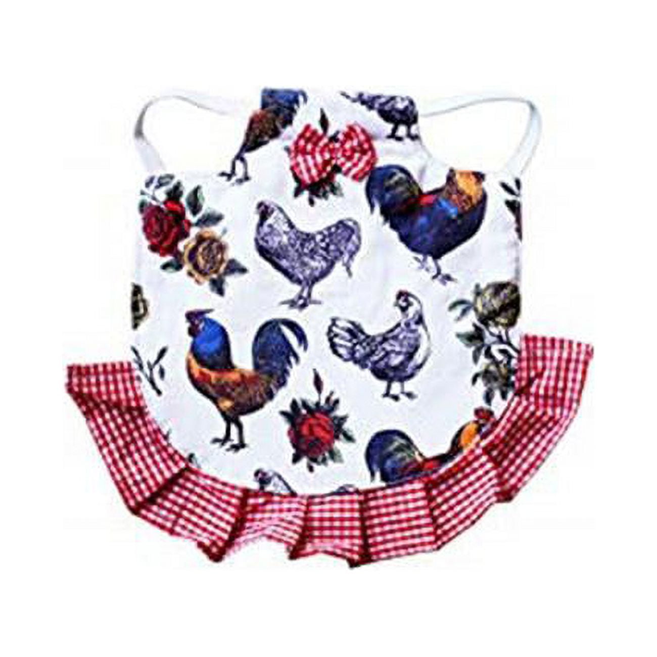 Chicken Guardian 248780 Roses Pattern Apron Jacket, Red - Walmart.com