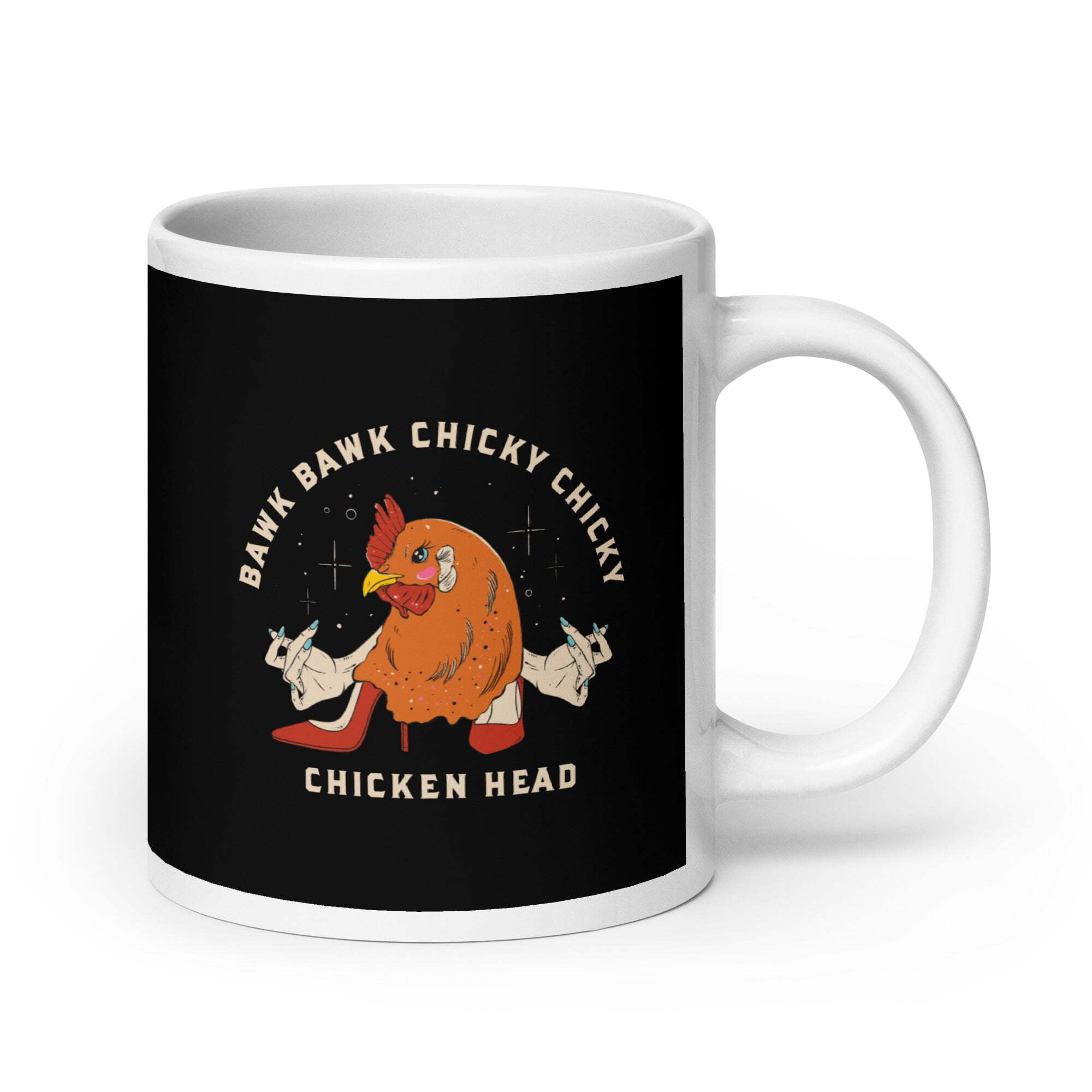 Chicken Head - Project Pat Rap Classic White Glossy Mug - Walmart.com