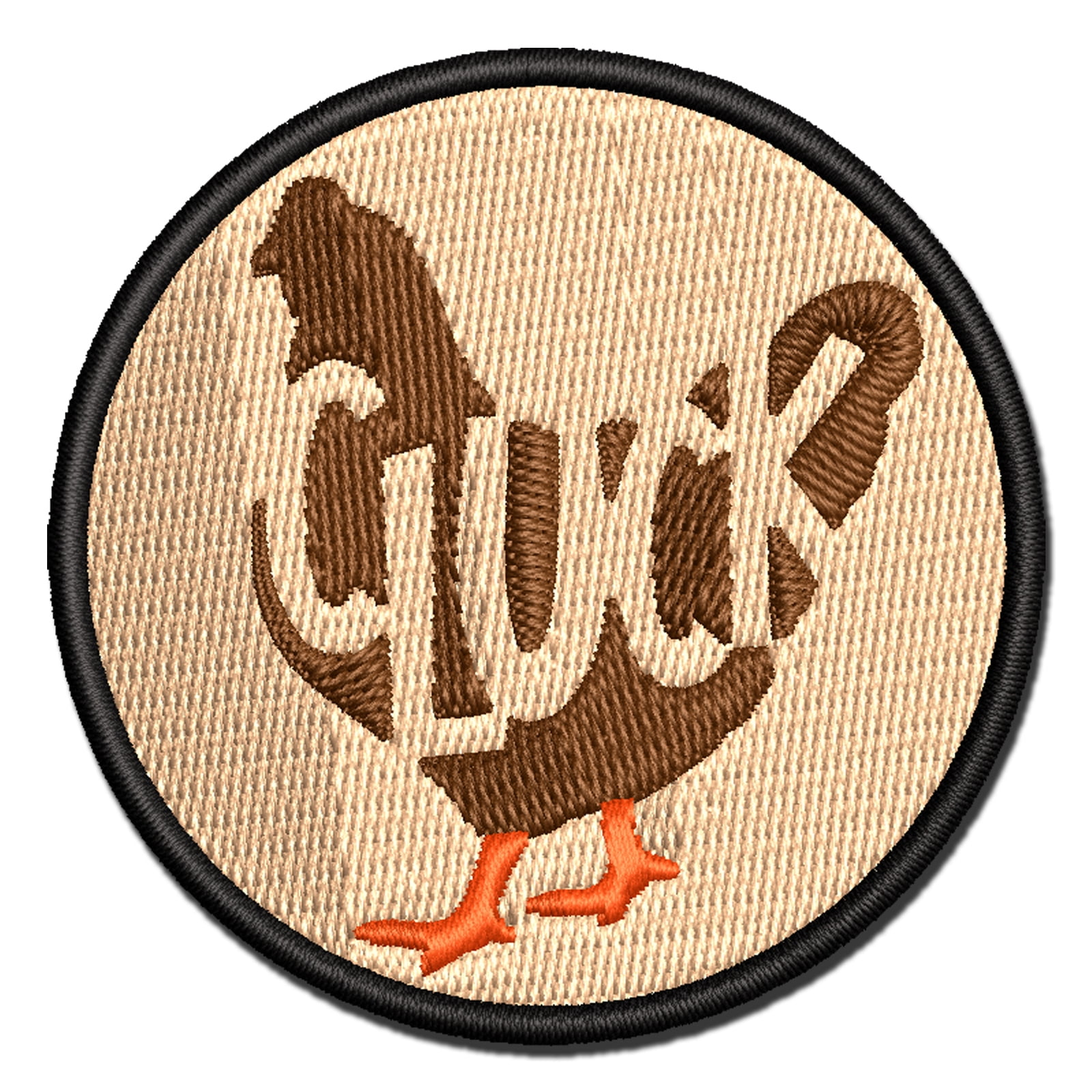 Chicken Hen Cluck Farm Animal Applique Multi-Color Embroidered Hook ...