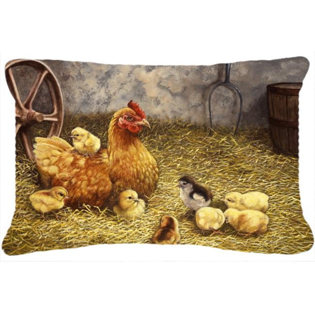Chicken Hen & Her Chicks Fabric Decorative Pillow - Walmart.com