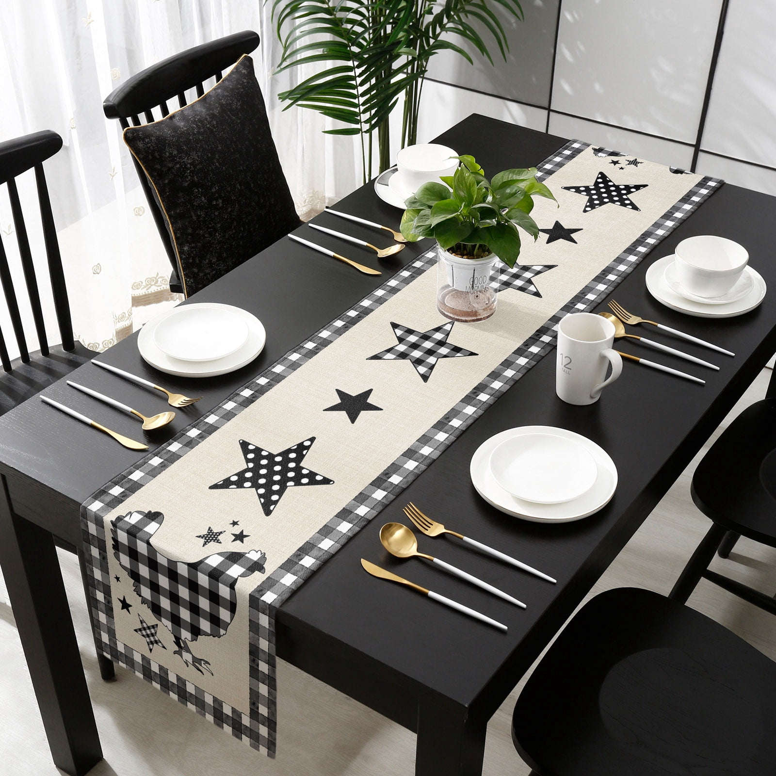 Chicken Hen Table Runner 36 Inches Small - Rooster Animals Farmhouse ...