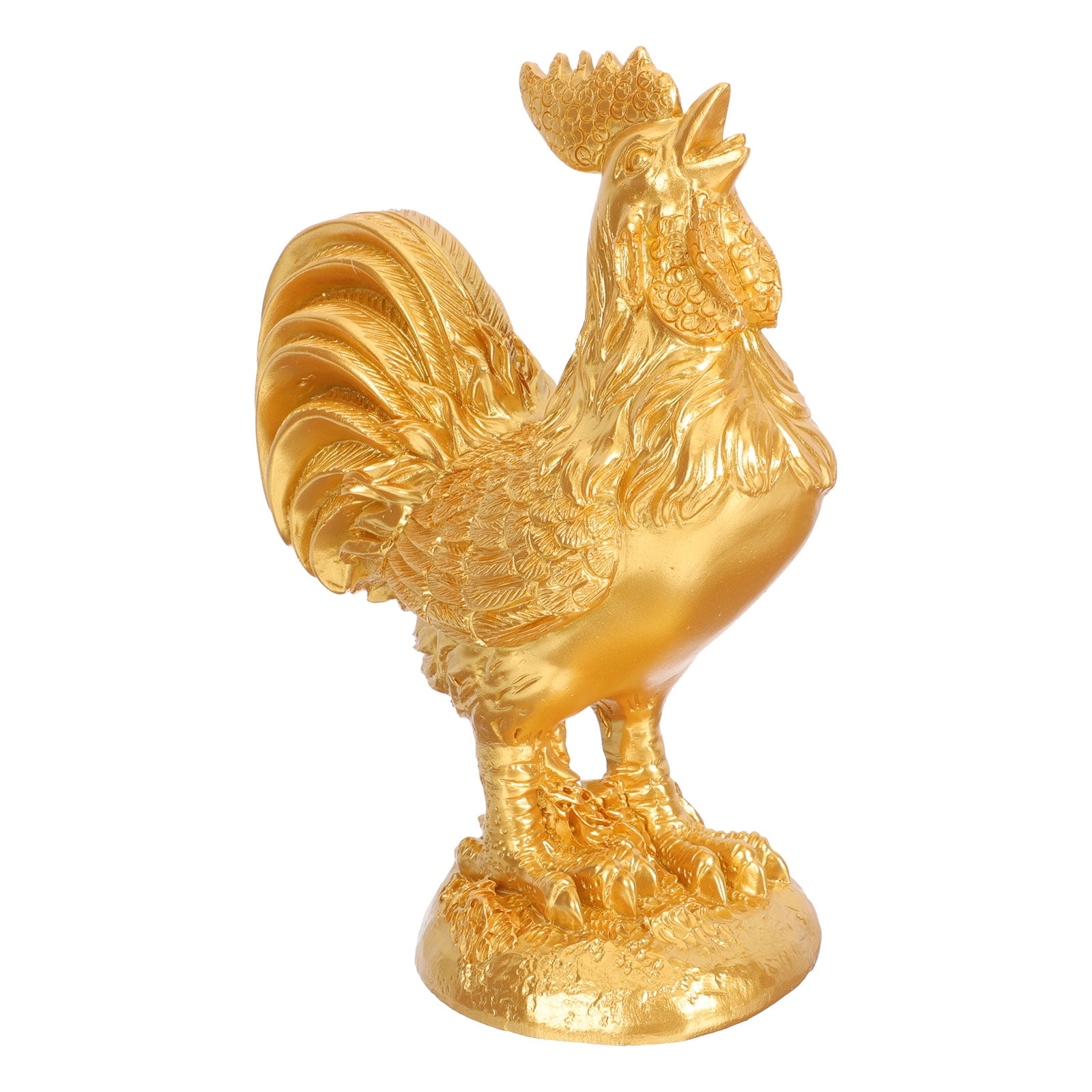 Chicken Home Decor Rooster Golden Ornament Model Decoration - Walmart.com