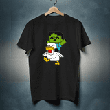 Chicken Jockey Funny Racing Bird Humor Playful Farm Cartoon Retro ...