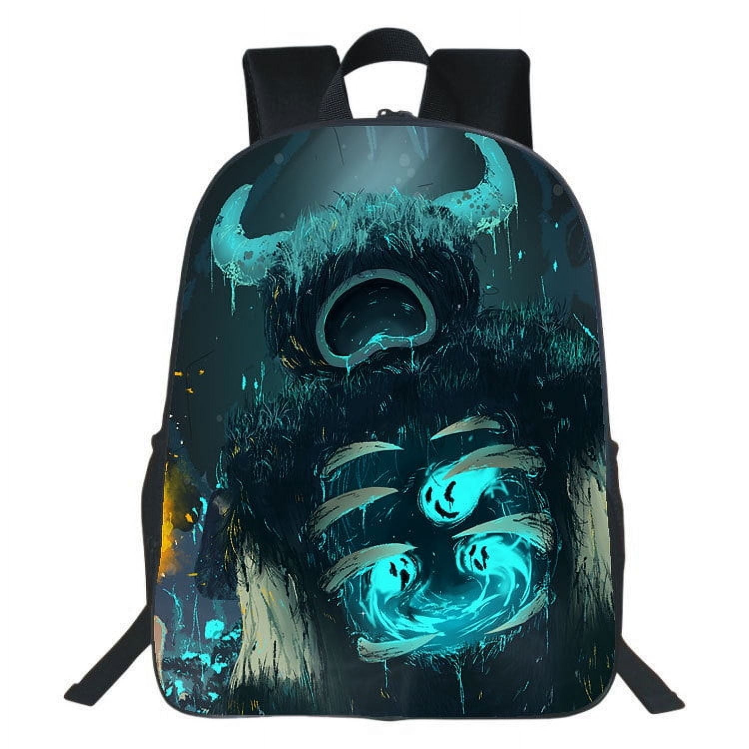 Chicken Jockey Print Backpack Minecraft Warden Guardian Youth Men and ...