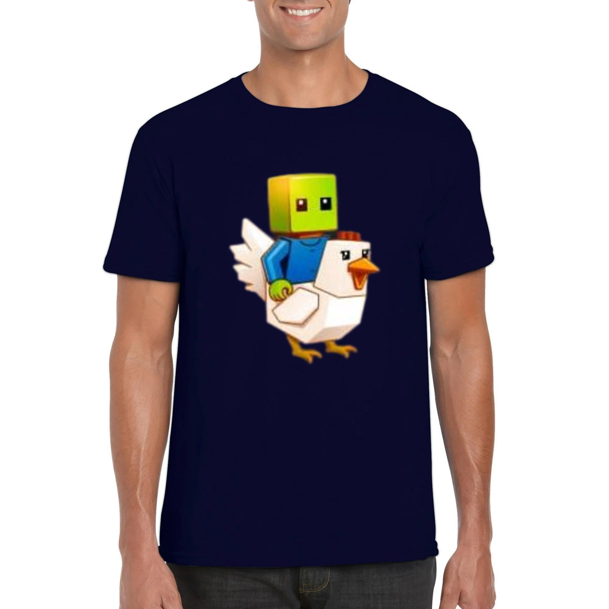 Chicken Jockey Ready To Race Funny Gaming Action Rider Graphic T-Shirt, for men & women, up to ...