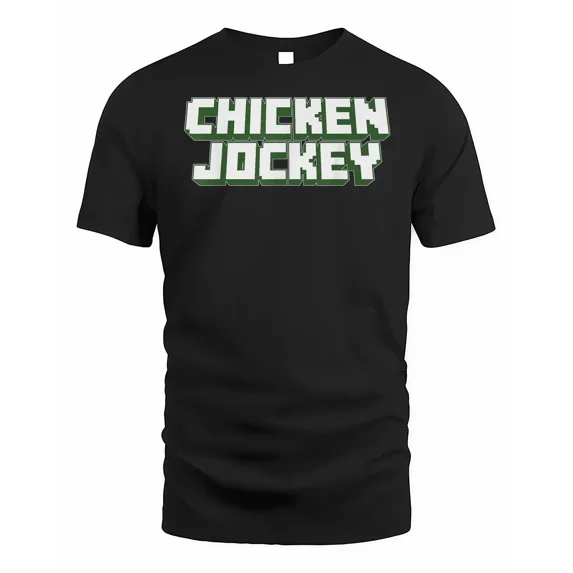 Chicken Jockey Video Game Viral Gamer Meme Costume Graphic Shirt ...