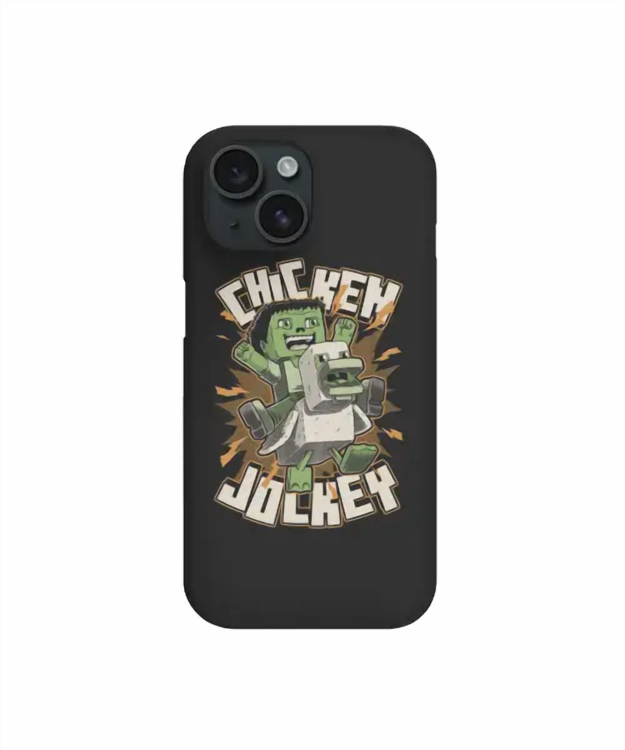 Chicken Kid Cube Game Green Block Movie Phone Case for iPhone 16 15 14 ...