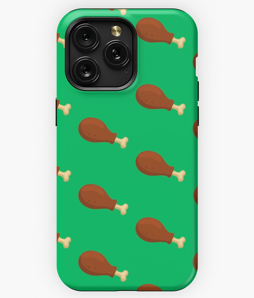 Chicken Leg Green Minimalist Food Graphic Design A9087 Phone Case for ...