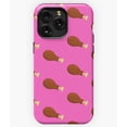 Chicken Leg Pink Minimalist Food Graphic Design A9079 Phone Case for ...