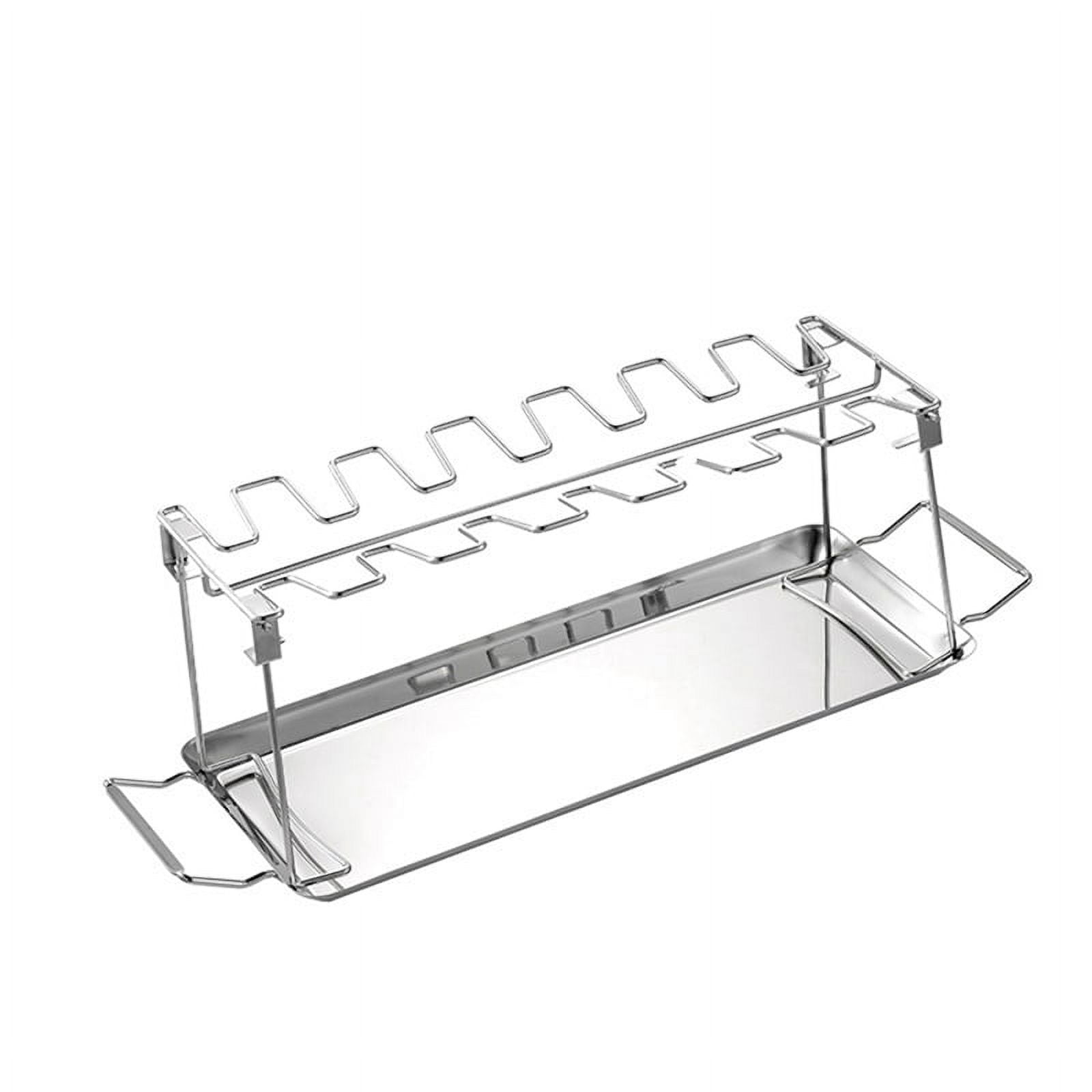 Chicken Leg Wing Grill Rack Folding Barbecue Rack Oven Roaster Stand ...