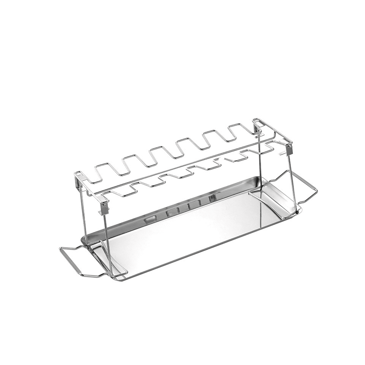 Chicken Leg Wing Grill Rack Folding Barbecue Rack Oven Roaster Stand ...