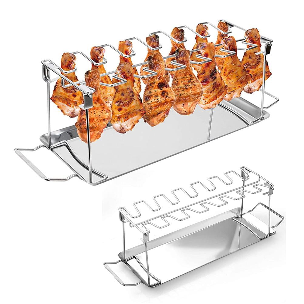 Chicken Leg Wing Grill Rack Stainless Steel Chicken Wing Leg Rack with ...