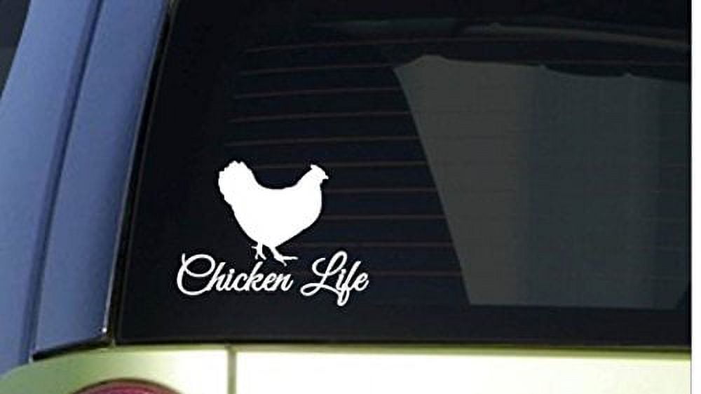 Chicken Life *I277* 6" Sticker decal egg crate incubator coop - Walmart.com