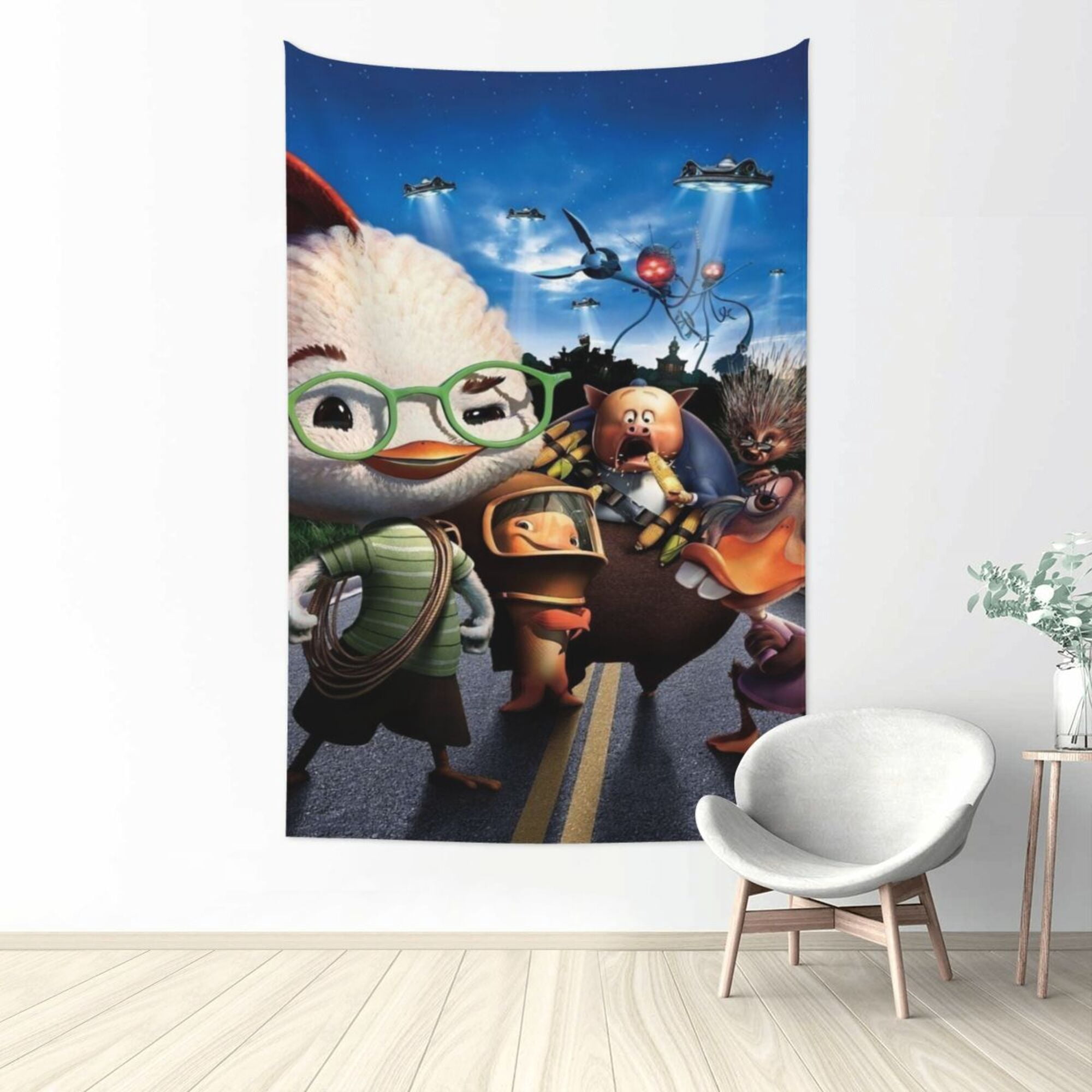 Chicken Little Anima tapestry poster bedroom room decorated wall ...