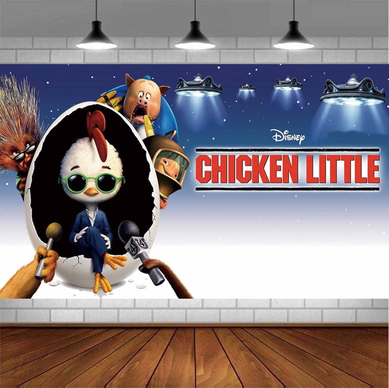 Chicken Little Backdrop Banner Party Supplies Poster Movie Theme ...