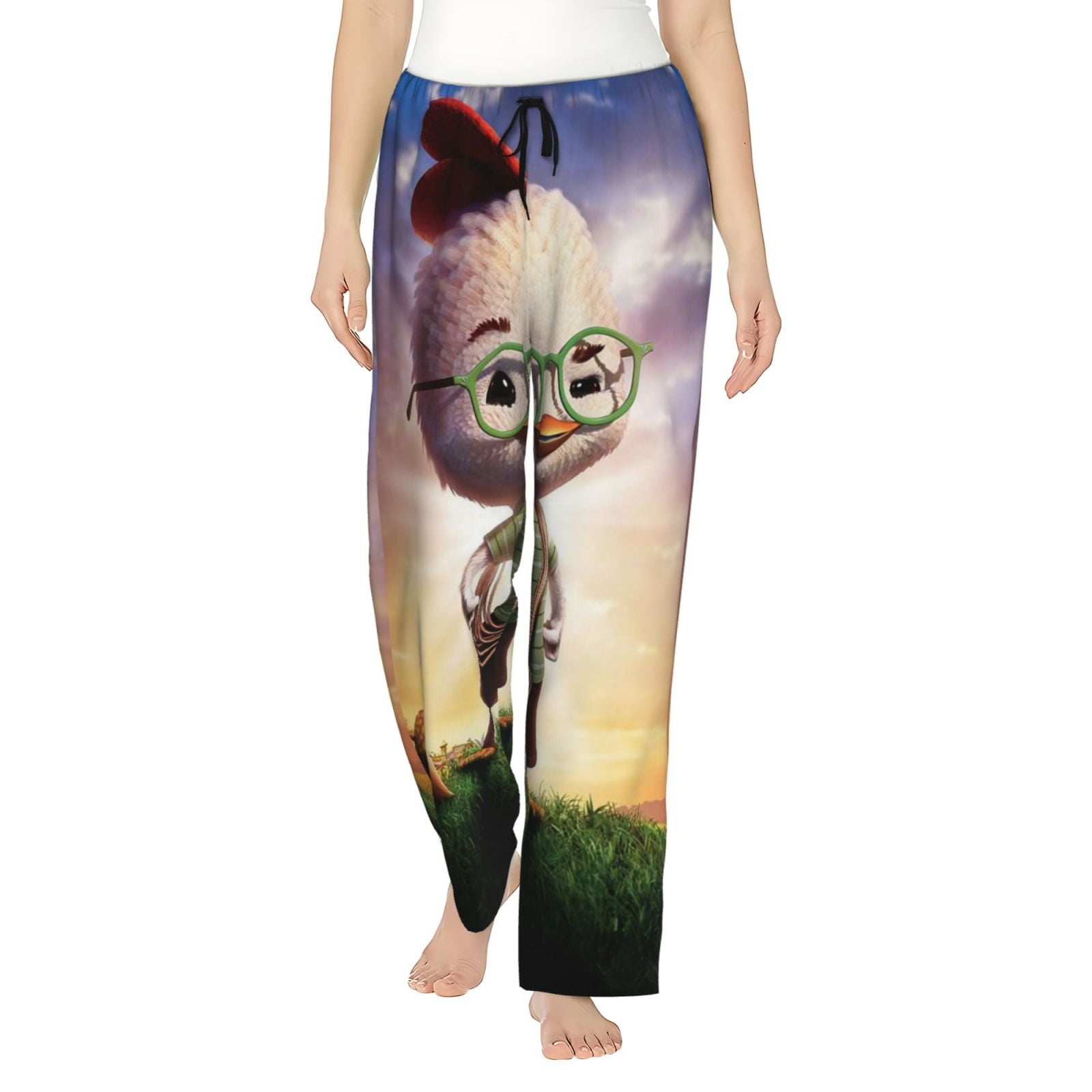 Chicken Little Unisex Home Pajamas, Stylish Casual Full Print ...